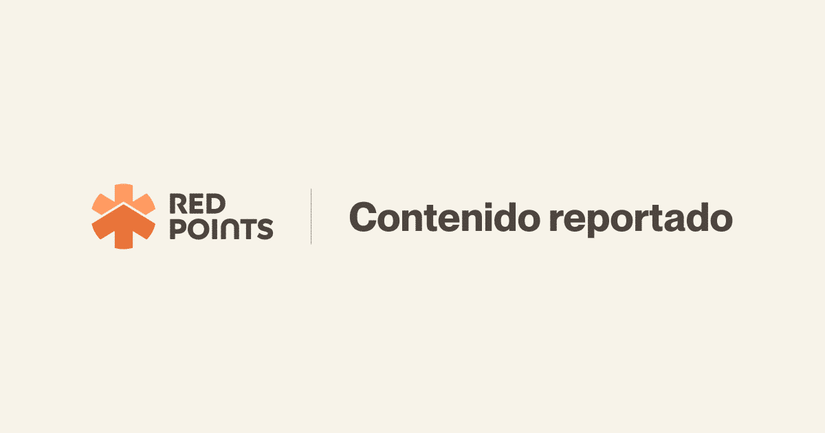 Contenido reportado - Red Points