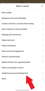How To Get Someone Else S Tiktok Video Taken Down Red Points
