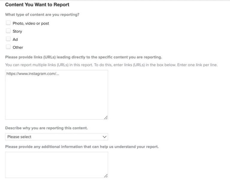 How to report stolen content on Instagram - Red Points
