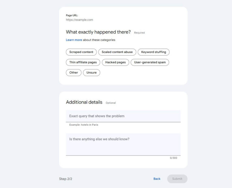 How to report a website for scamming to Google in 6 steps - Red Points
